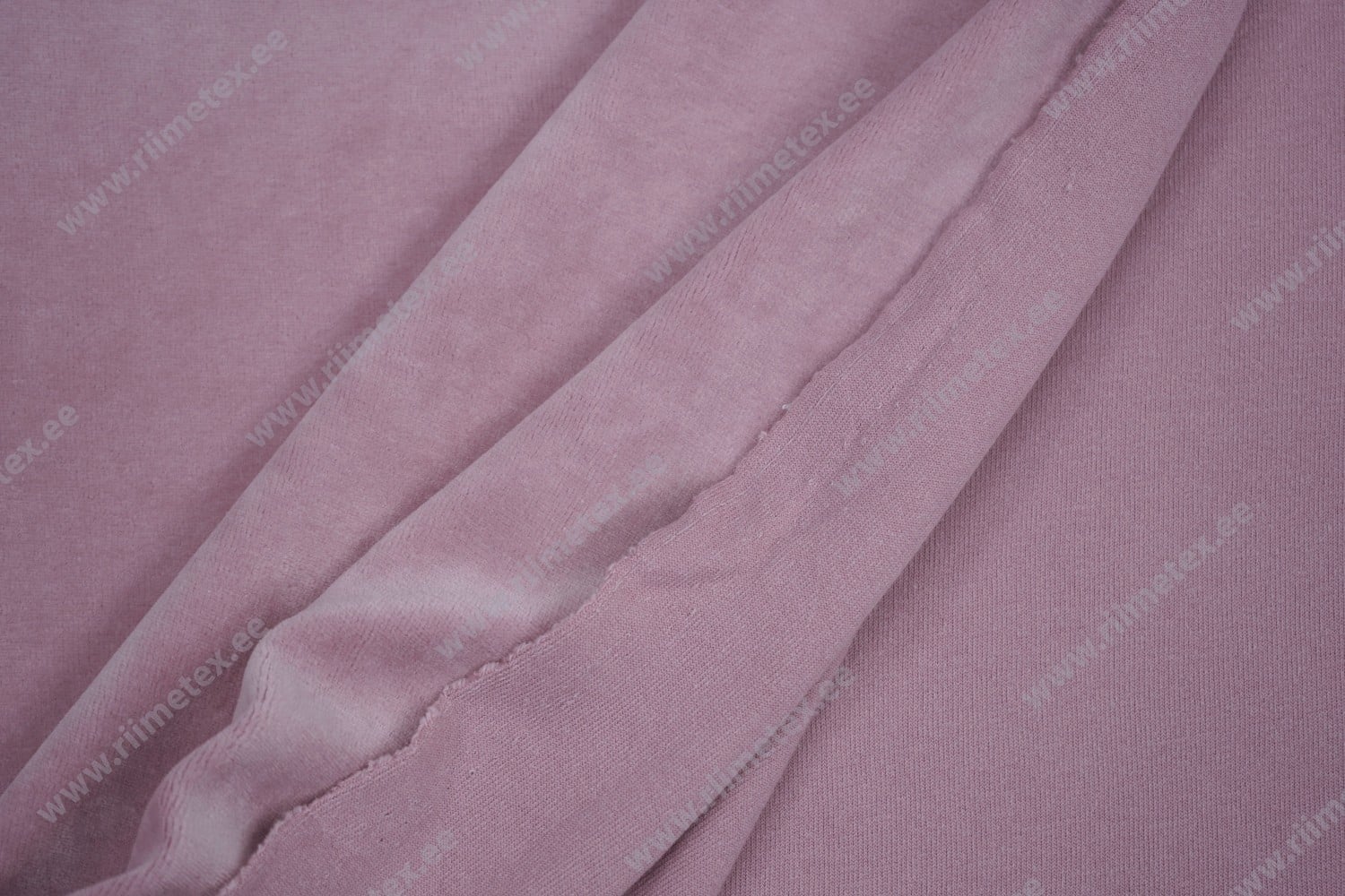 Veluur-trikotaaž vanaroosa (Old Rose) RiiMeTex kang apoest!